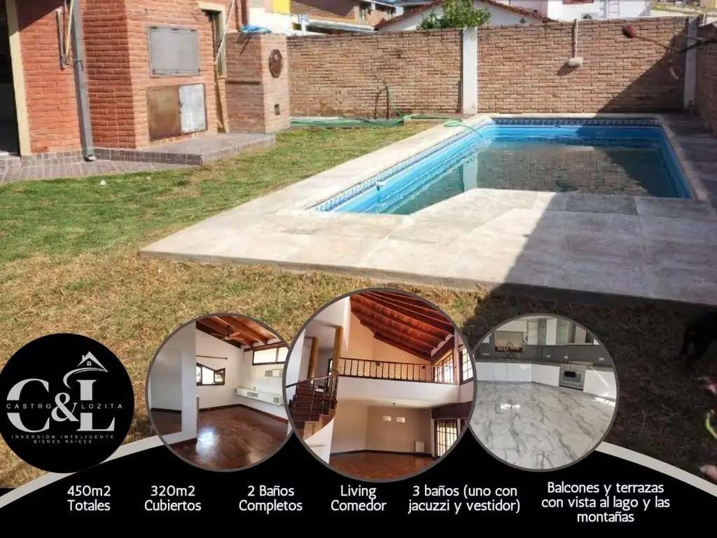 Casa Venta 20 años 6 ambientes, con balcón, 3 cocheras, Santa Rita ...